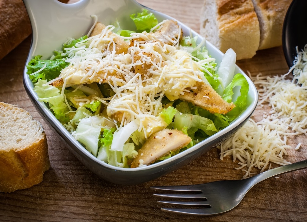 Ensalada César Con Queso